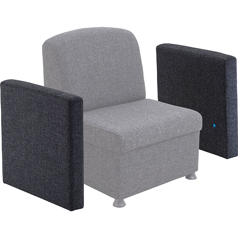 Glacier Modular Reception Chairs from our Reception Seating range.