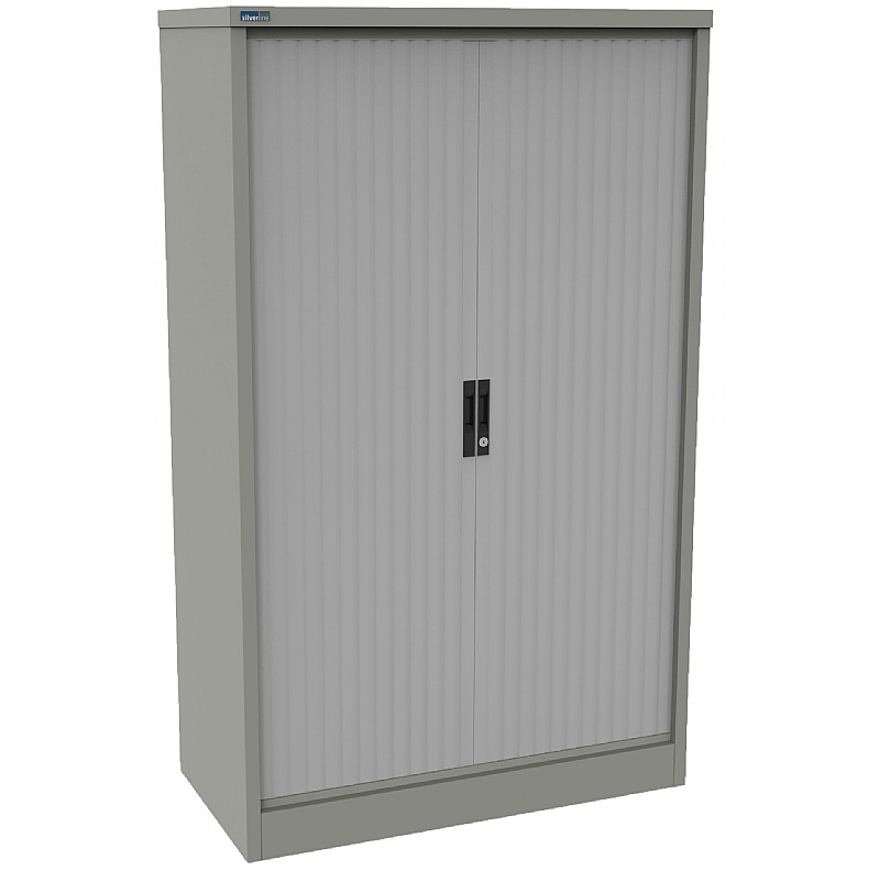 Silverline Kontrax Side Tambour Cupboards from our Office Cupboards range.