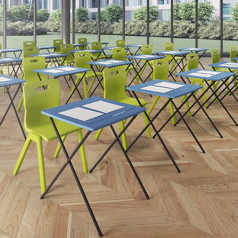 Titan Plastic Folding School Exam Desks from our Exam Desks and ...