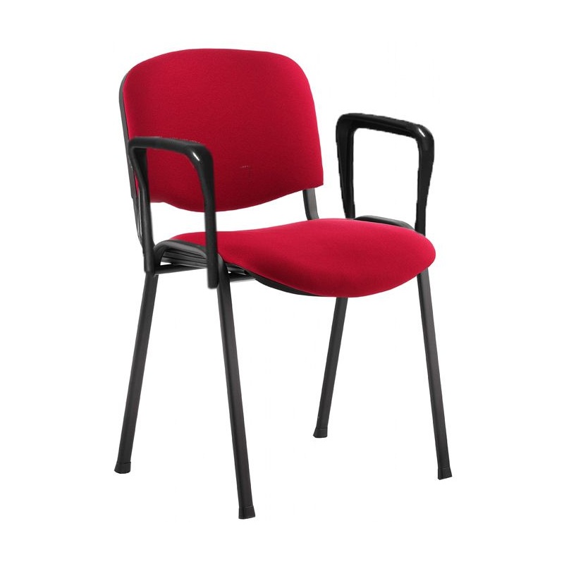 Iso Black Frame Conference Chair With Arms from our Conference Chairs ...