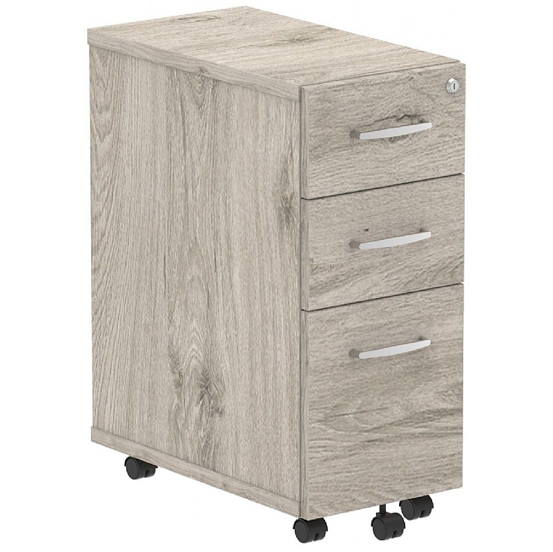 Flex Narrow Under Desk Mobile Wooden Office Drawer Pedestals from our ...