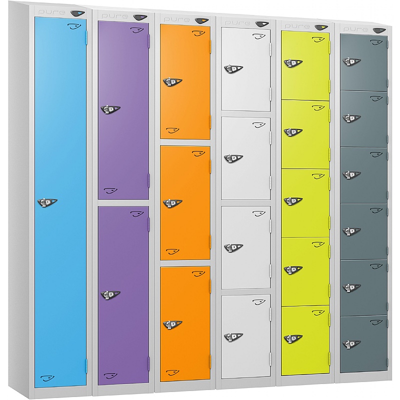 Pure Antibacterial Sloping Top Lockers with Hasp and Staple from our ...