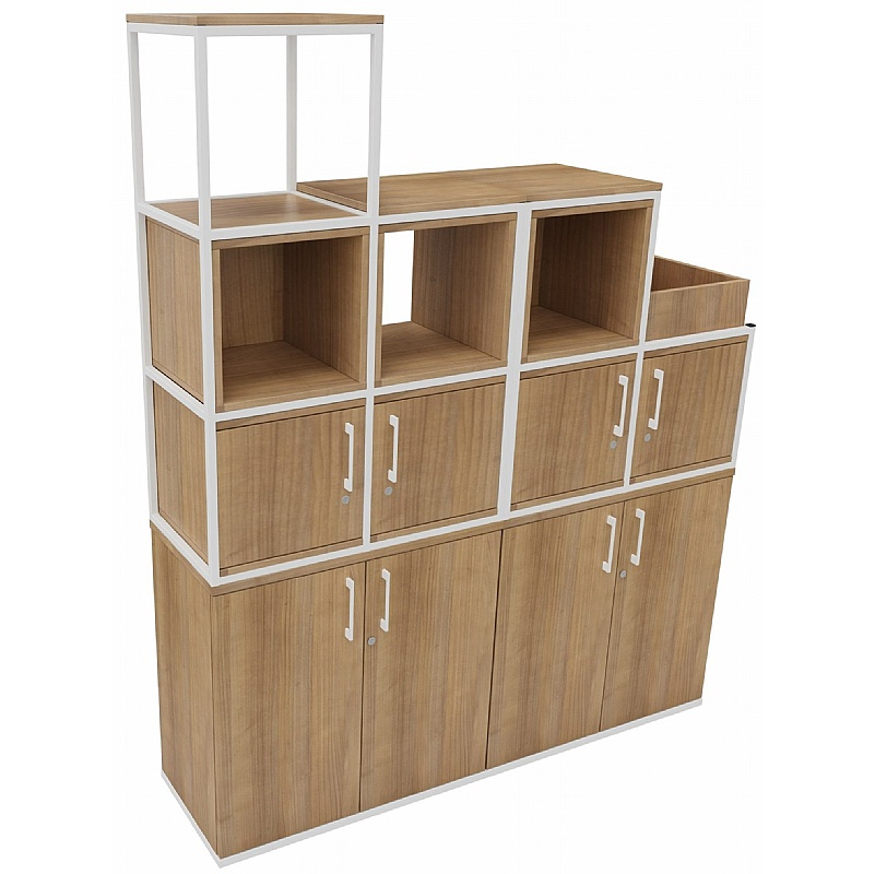Matrix Storage Double Door Cupboard with Stepped Column Frame from our ...