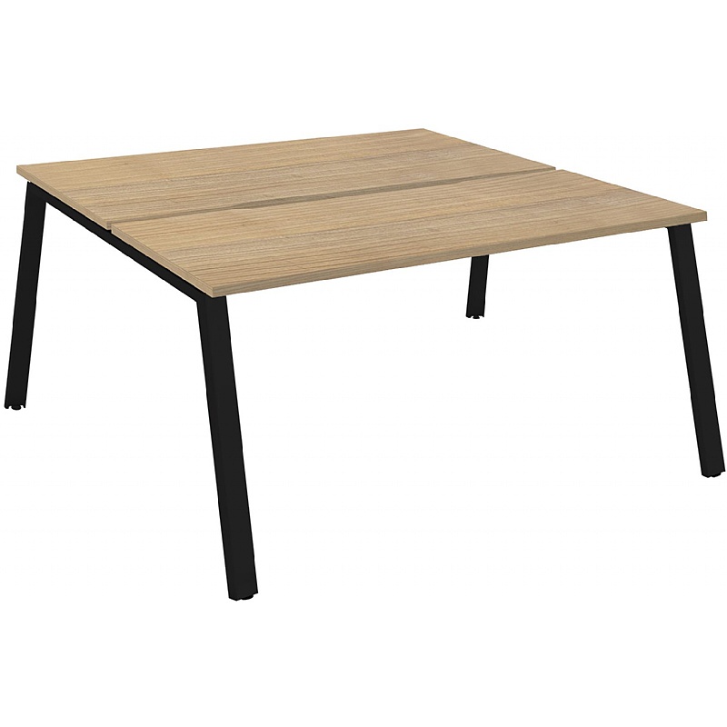 Apex 2 Person A-Frame Rectangular Back to Back Bench Desks from our ...