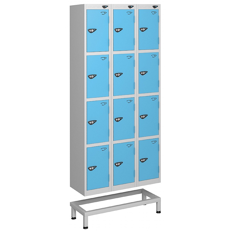 Pure Antibacterial Steel Locker Stands from our Standard Lockers range.