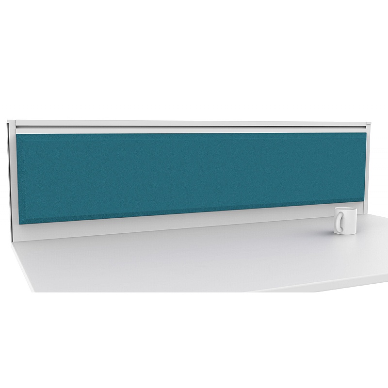 Paris Rectangular Desk Mounted Acoustic Partition Screens from our ...
