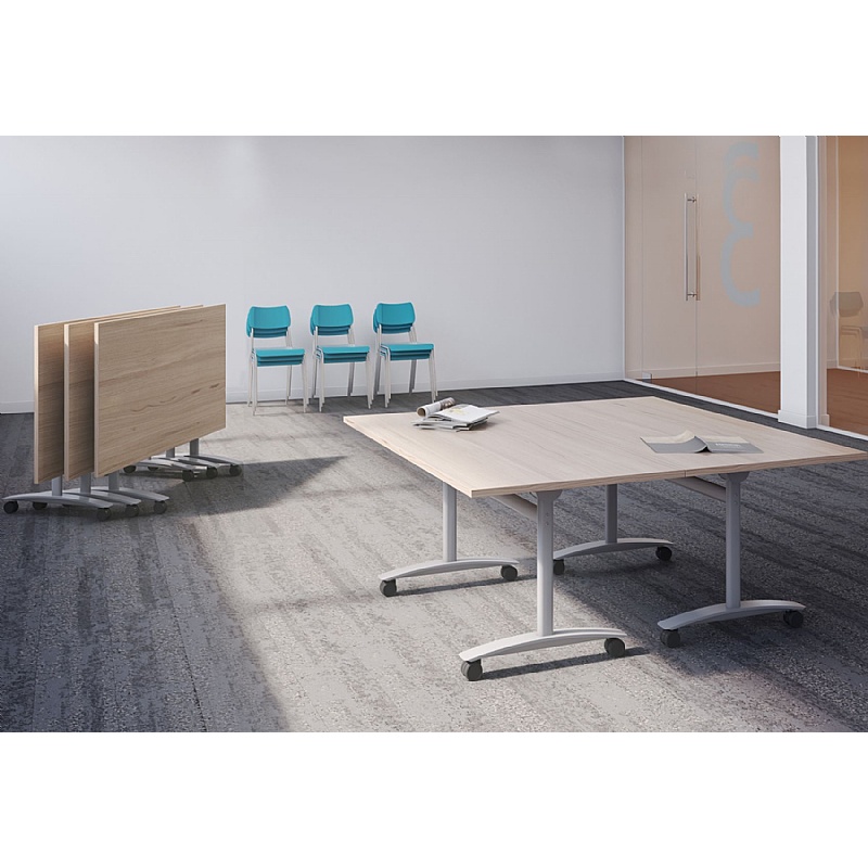 Gamma Rectangular Tilting Meeting Tables from our Meeting Room Tables ...