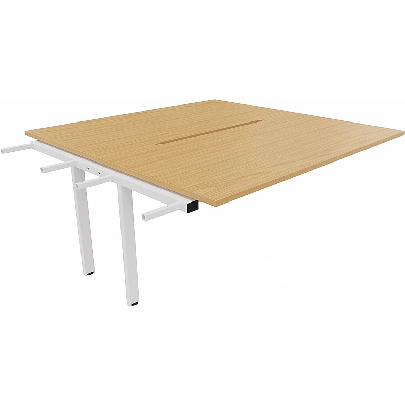 Apex Rectangular Back to Back Bench Extension Desks from our Office ...