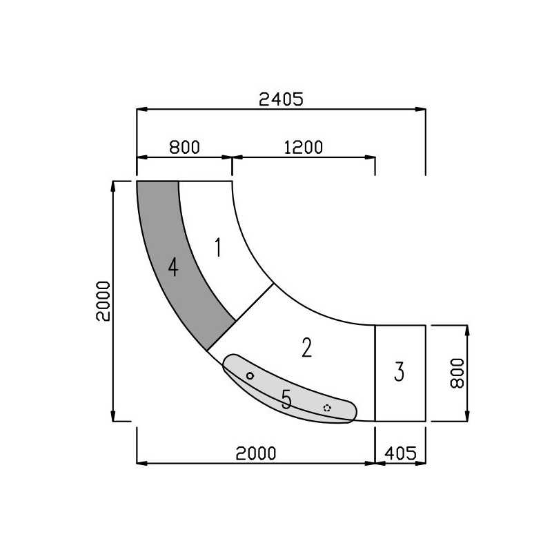 Crescent Reception Desk from our Reception Desks range.