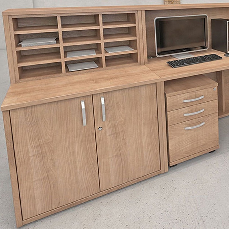 Enquire Modular Reception Desk High Cupboard from our Reception Desks ...