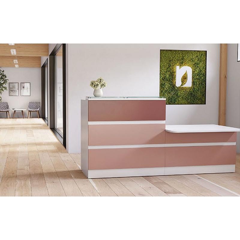 Linea Compact DDA Reception Desk from our Reception Desks range.