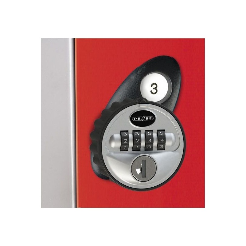 Atom Antibacterial Sloping Top Probe Lockers - Manual Combination Lock ...