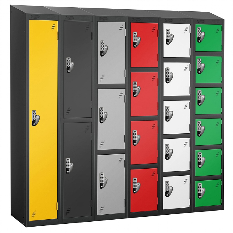 Atom Antibacterial Sloping Top Probe Lockers - Digital Combination Lock ...