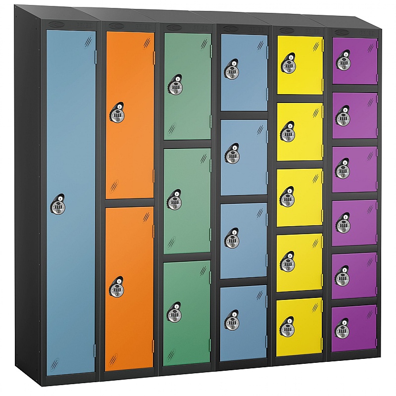 Equinox Antibacterial Sloping Top Probe Lockers - Manual Combination ...