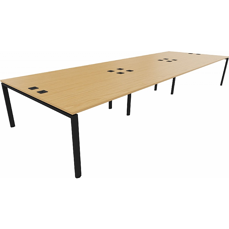 Apex 6 Person Goalpost Rectangular Back to Back Bench Desks from our ...