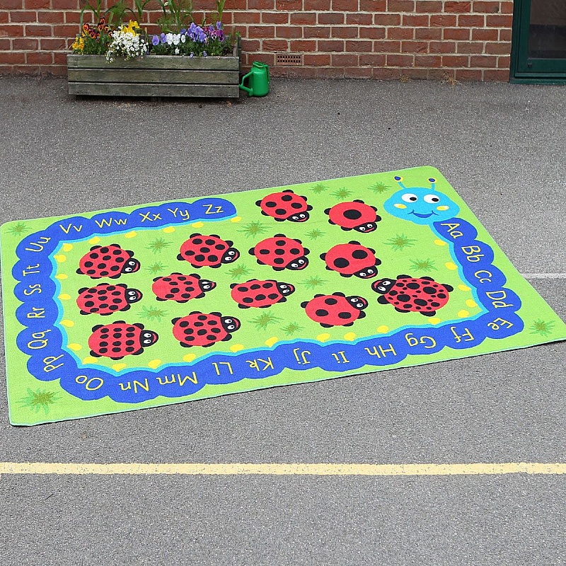 Back to Nature Chloe Caterpillar Numeracy & Literacy Outdoor Play Mat ...
