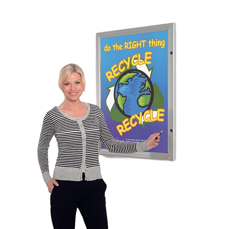 QuickSign Locking Poster Case from our Noticeboards range.