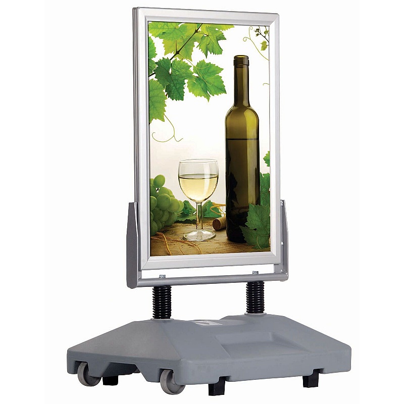 Heavy Duty Sprung Pavement Signs from our Noticeboards range.