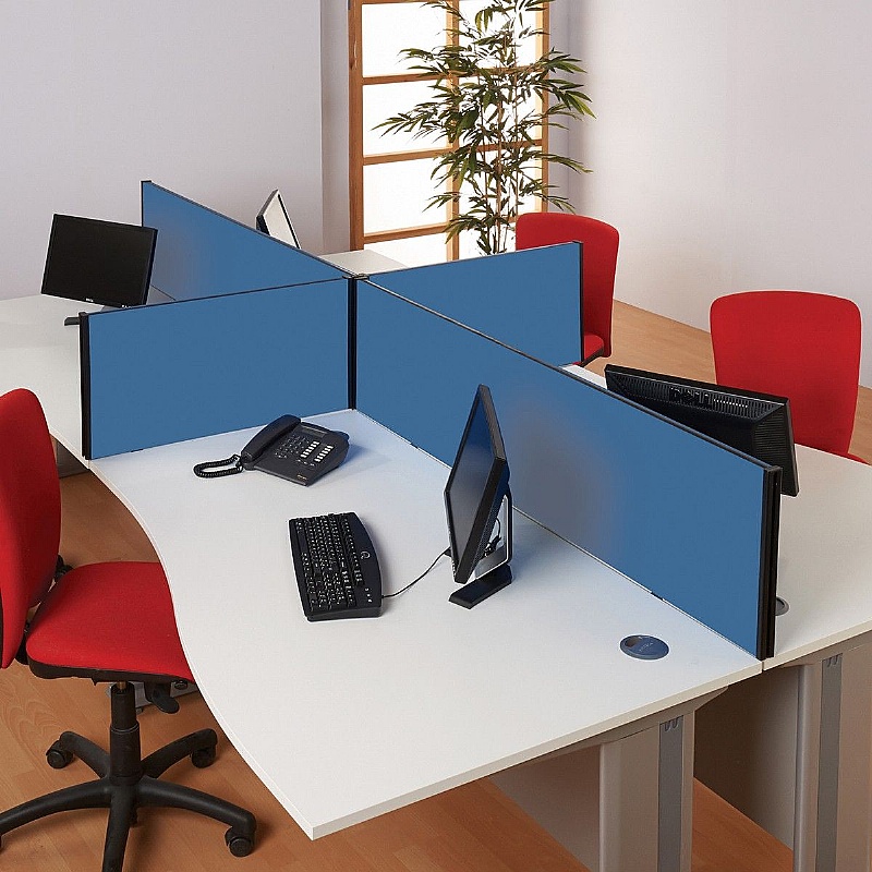 BusyScreen ColourPlus Rectangular Desk Mounted Partition Screens from ...