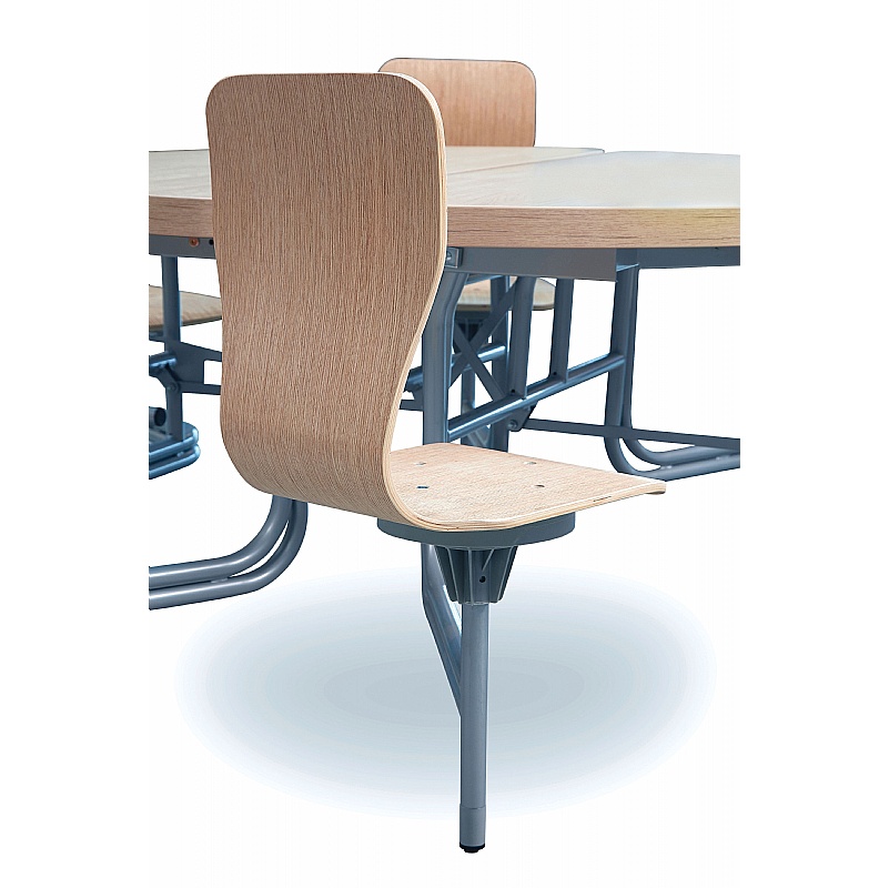 12 Seat Primo Rectangular Mobile Folding Table with Chairs from our Mobile Folding Tables range.