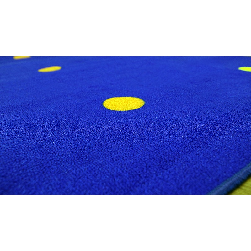 Essentials Rainbow Spots Placement Carpet from our School Carpets, Mats ...