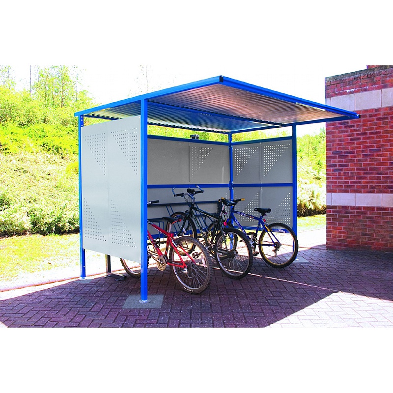 Traditional Secure Bicycle Shelters from our Bike Racks & Cycle ...