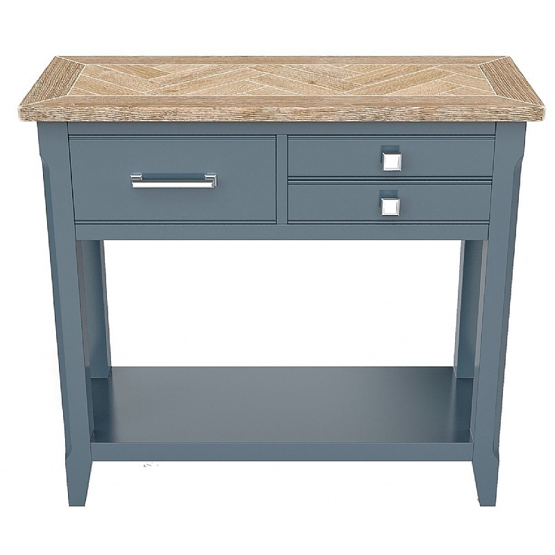 Signature Blue Solid Wood Console Tables from our Office Storage range.