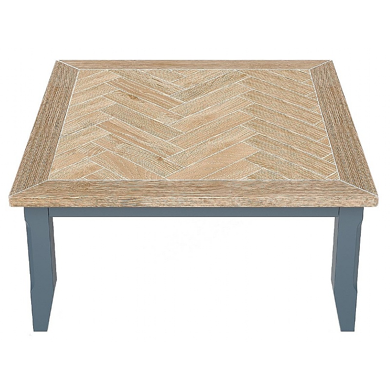 Signature Blue Solid Wood Square Coffee Table from our Coffee Tables range.