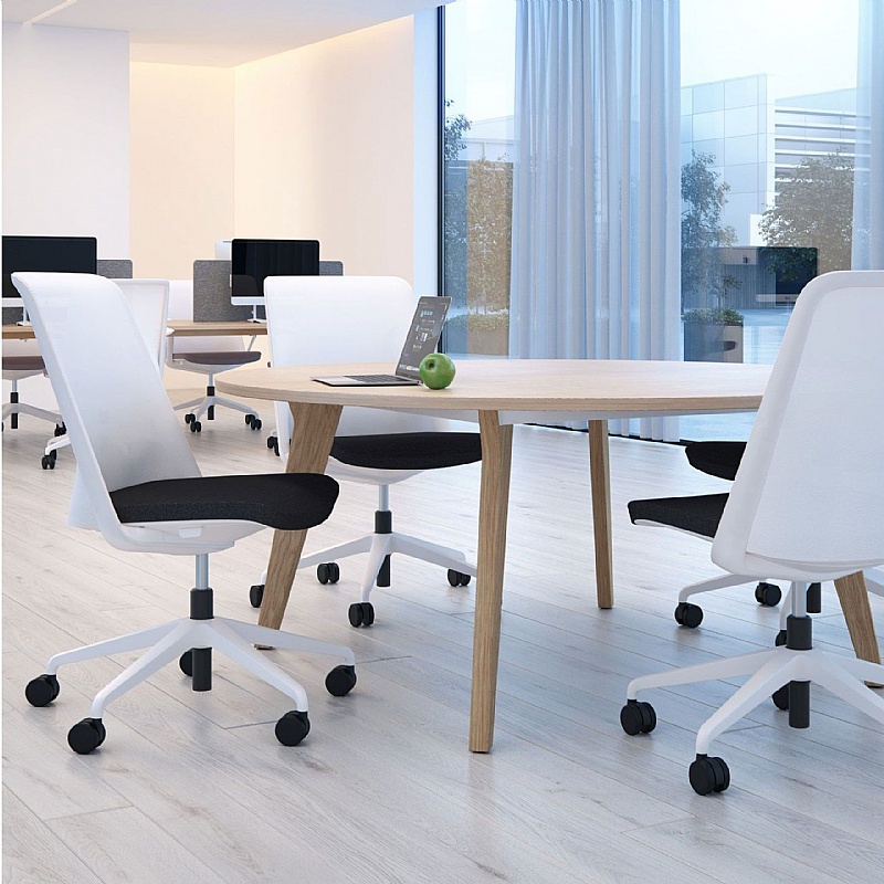 Lux Round Breakout and Boardroom Tables from our Meeting Room Tables range.