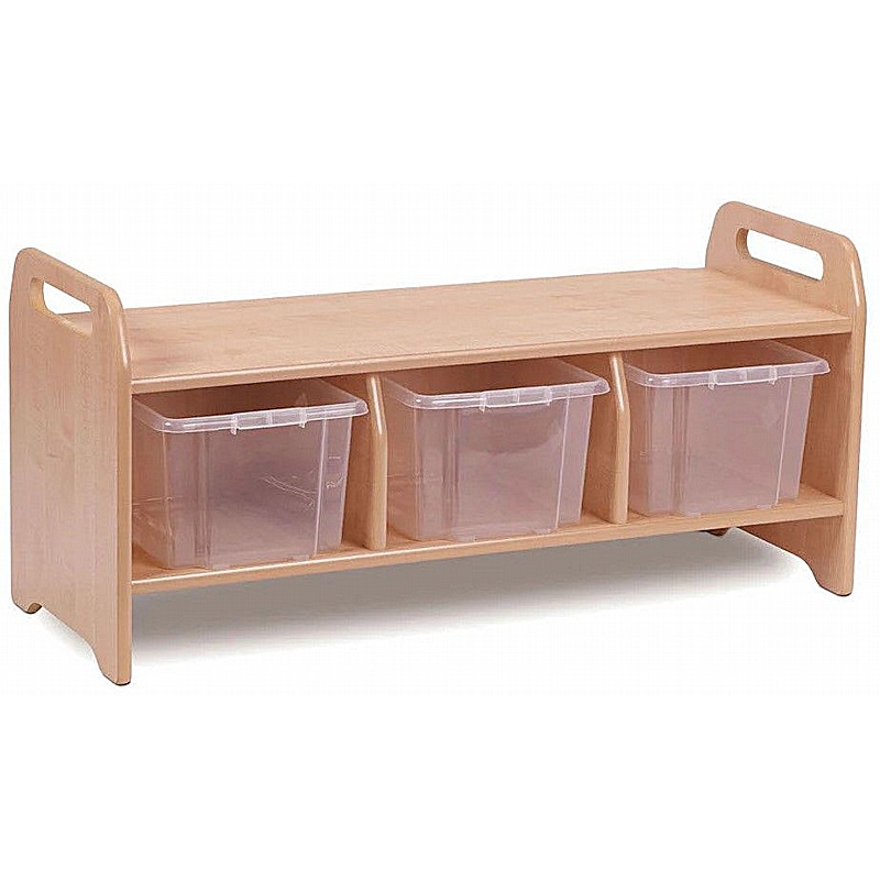 Little Hangers Nursery Changing Room Storage Bench from our Cloakroom ...