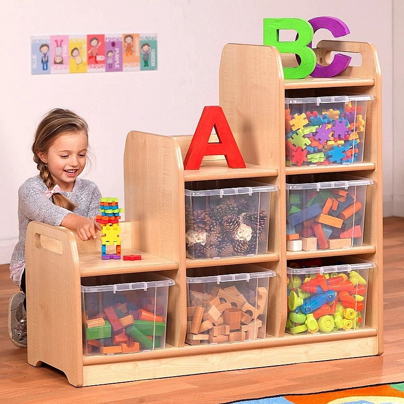Tidy Tots Nursery Stepped Storage Unit from our Storage range.