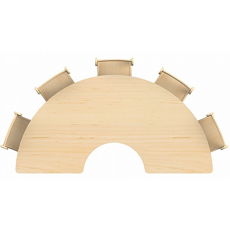 Teeny Tots Height Adjustable Semi-Circular Tables from our Tables and ...
