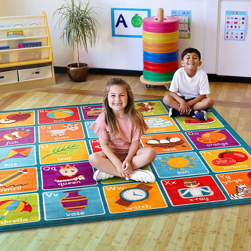 Square Alphabet Carpet from our School Carpets, Mats & Rugs range.
