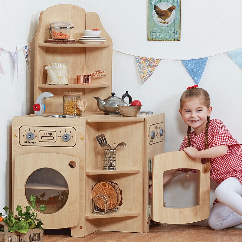 Stamford Wooden Corner Kitchen from our Play Kitchens and Dramatic Play ...