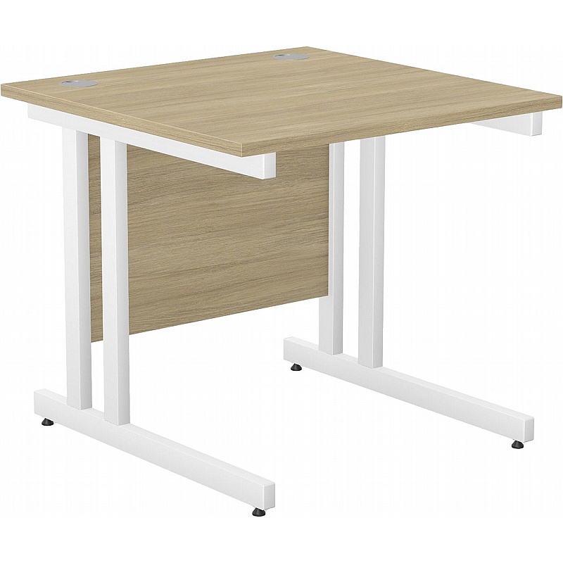 SmartLine Twin Upright Rectangular Office Desk from our Rectangular ...