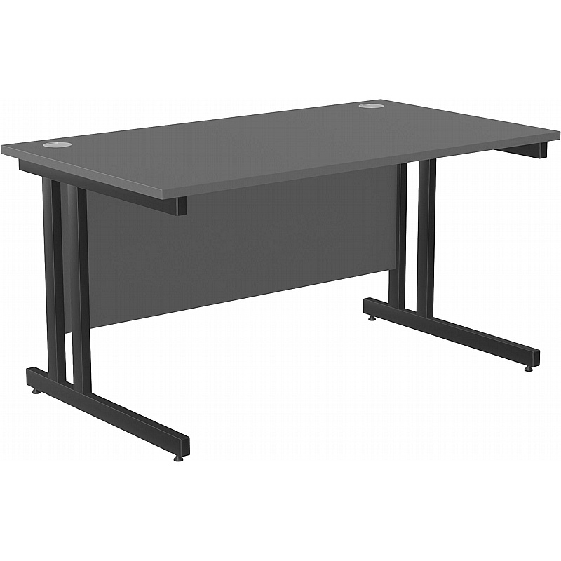 SmartLine Twin Upright Rectangular Office Desk from our Rectangular ...