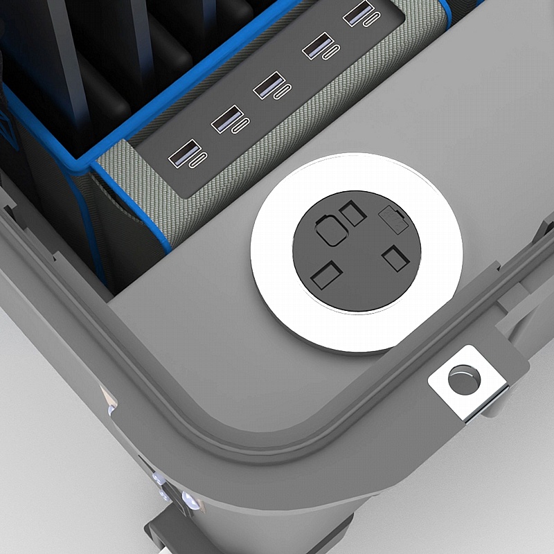 LapCabby GO 15 Tablet USB Charging and Storage Case from our Laptop ...