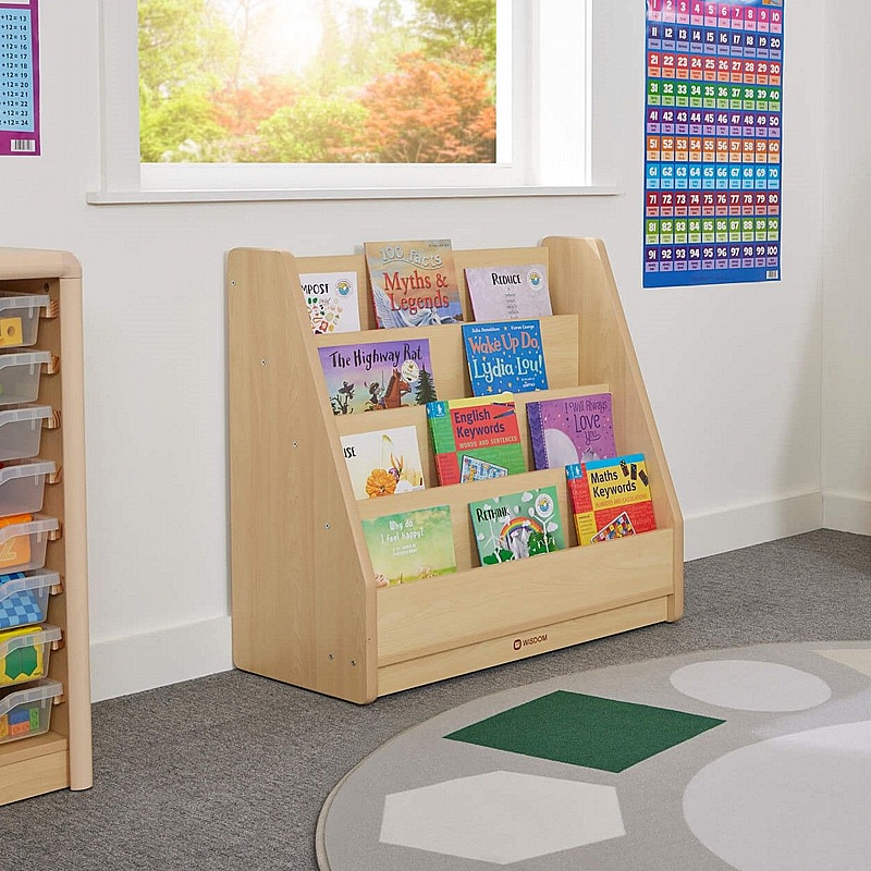 Wisdom Elegant 4 Tier Nursery and Library Bookcase from our Library ...