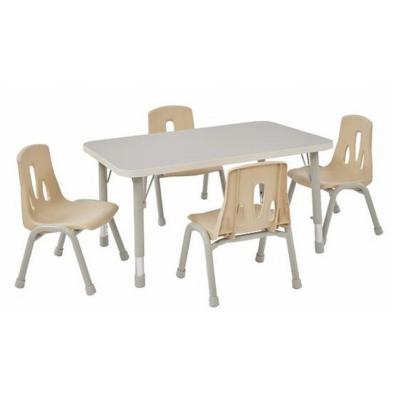 Modern Thrifty Height Adjustable Rectangular Tables from our Classroom ...