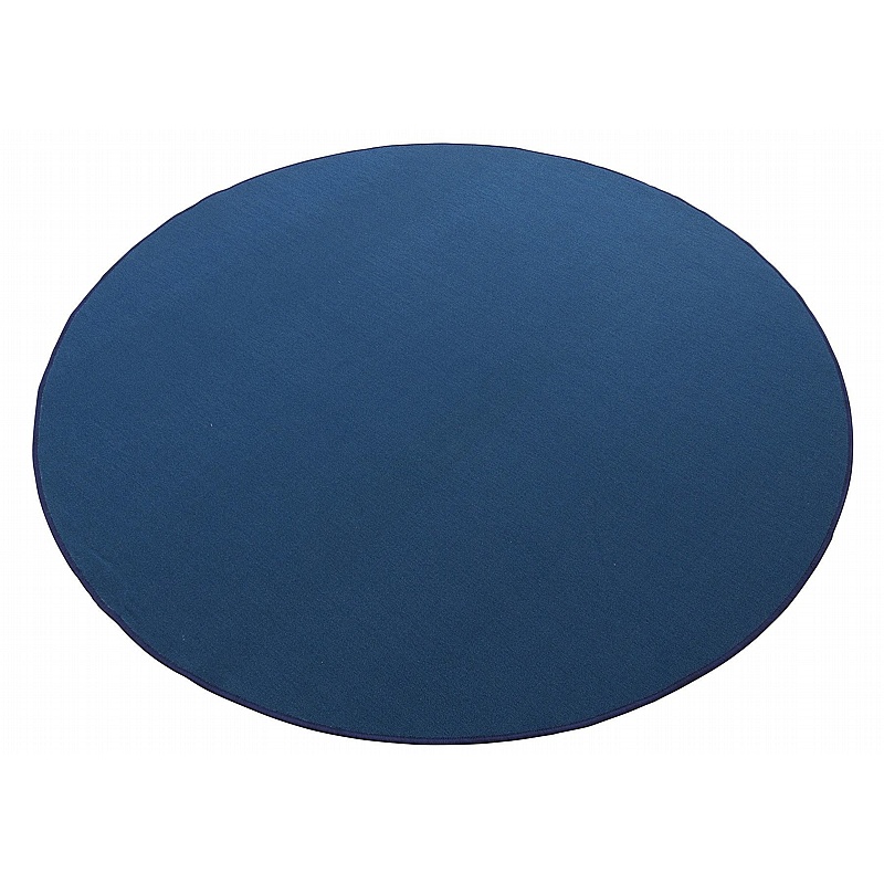 Solid Round Placement Carpet from our School Carpets, Mats & Rugs range.