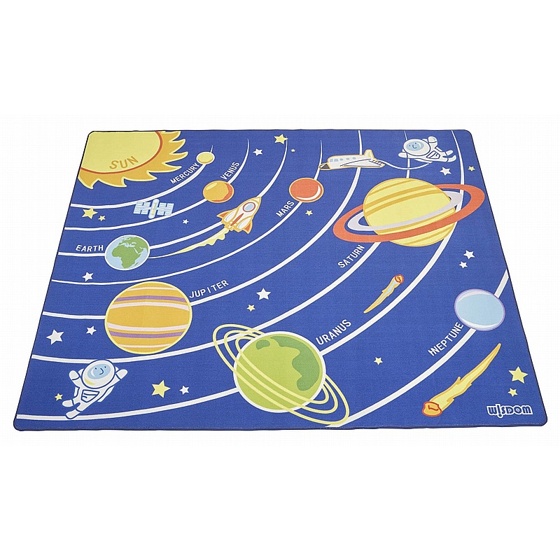 Solar System Rectangular Learning Carpet from our School Carpets, Mats ...