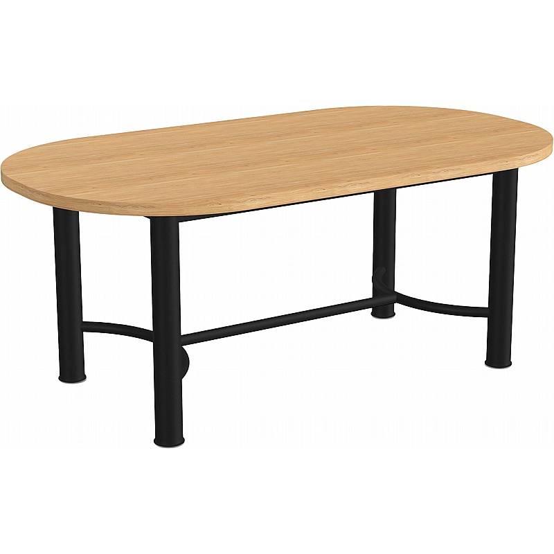 Demino D-End Veneer Meeting and Breakout Tables from our Meeting Room ...