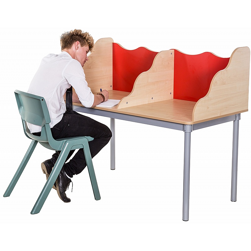 Campus Wave Double Study Carrels from our Study Carrels range.