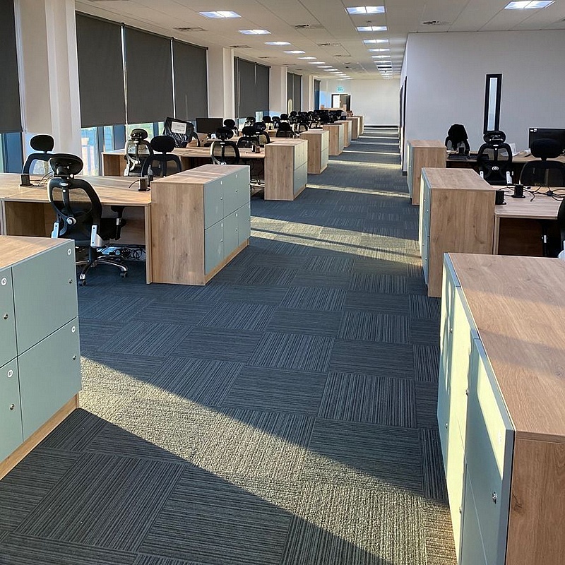 Unified Duo 6 Person Wooden Office Lockers from our Lockers range.