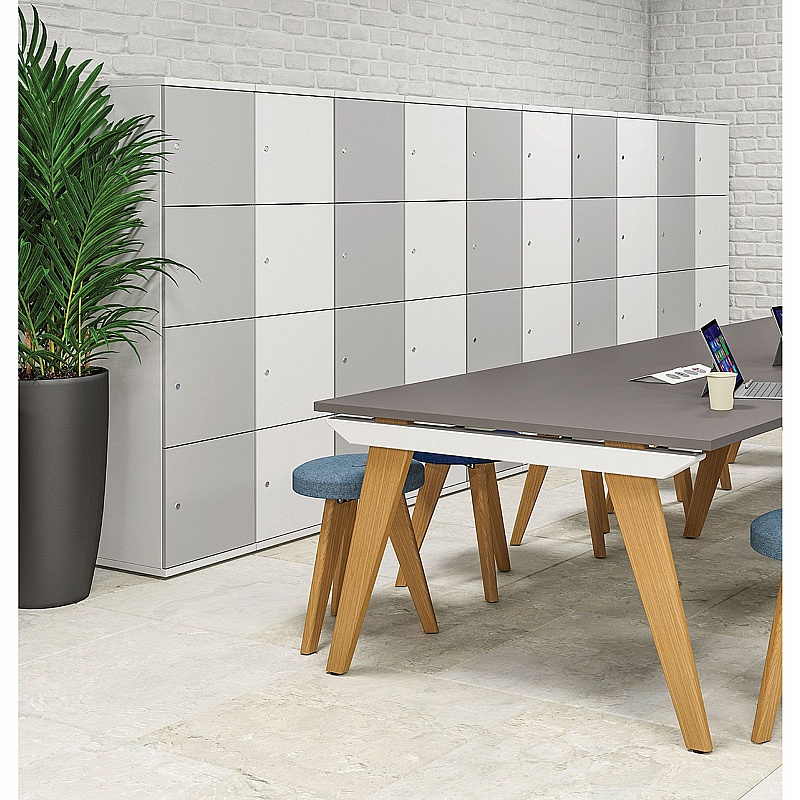 Unified Duo Wooden Office Lockers from our Office Lockers range.