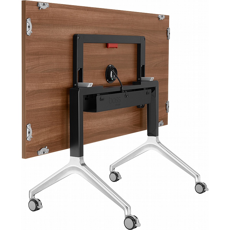 Boss Design Deploy Rectangular Conference and Training Flip Top Tables ...