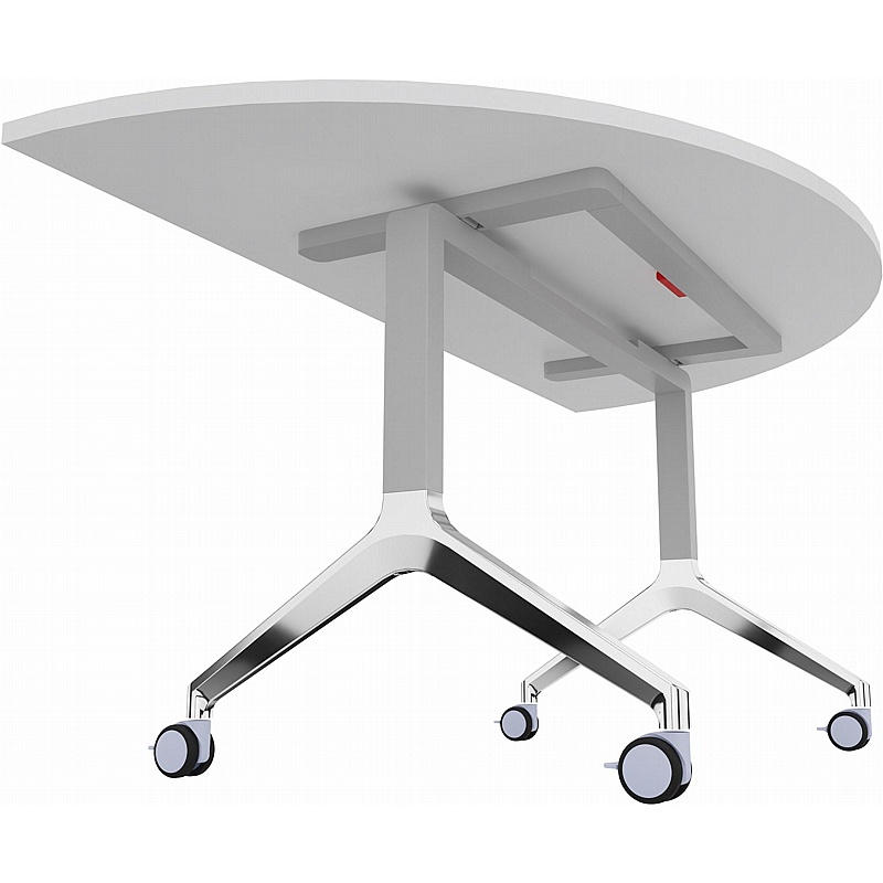Boss Design Deploy Semi-Circular Meeting and Breakout Flip Top Tables ...