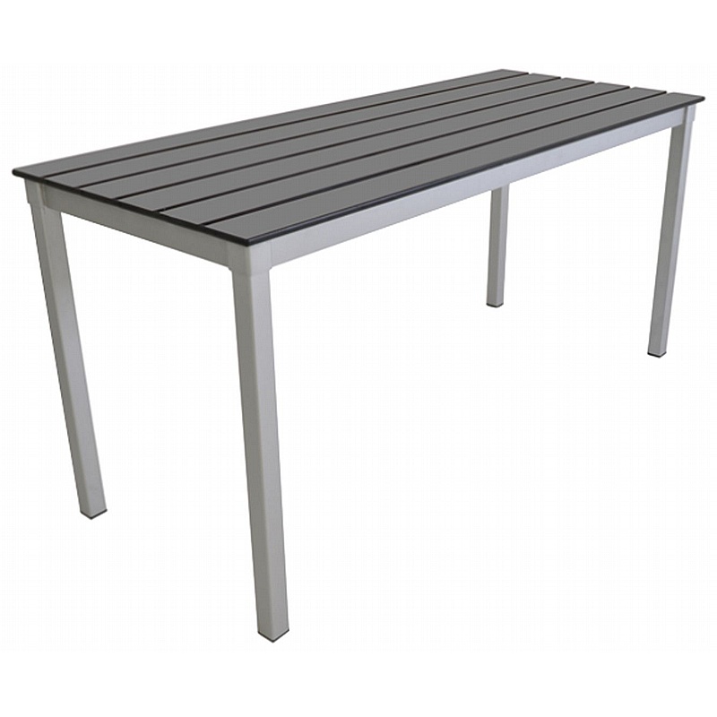 Gopak EnviroSlat Compact Rectangular Outdoor Picnic and Dining Tables ...
