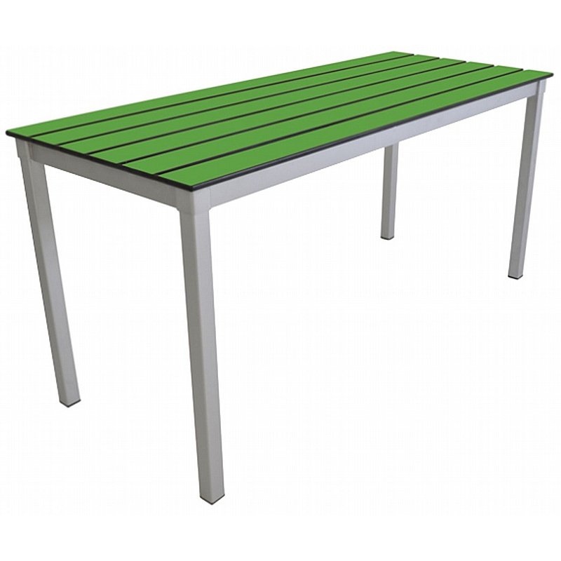 Gopak EnviroSlat Compact Rectangular Outdoor Picnic and Dining Tables ...
