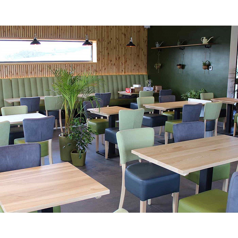 Forza Round Solid Wood Poseur Breakout and Cafe Tables from our Canteen ...